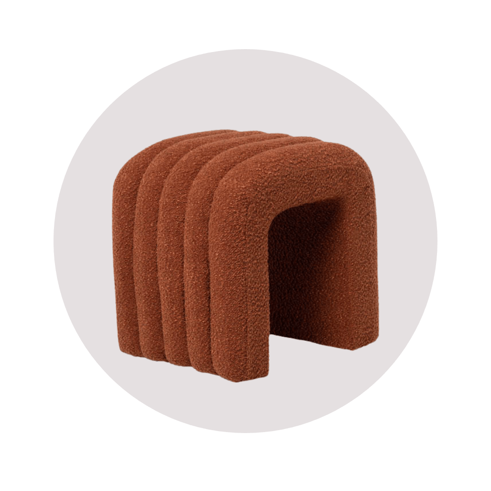 Puffs modernos en los tejidos mas bonitos