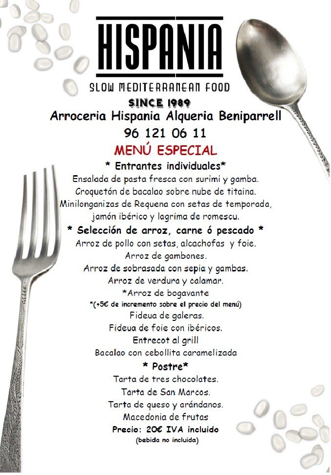 Inicio :: :: Arrocería Restaurante Hispania Beniparell, Masía de las ...