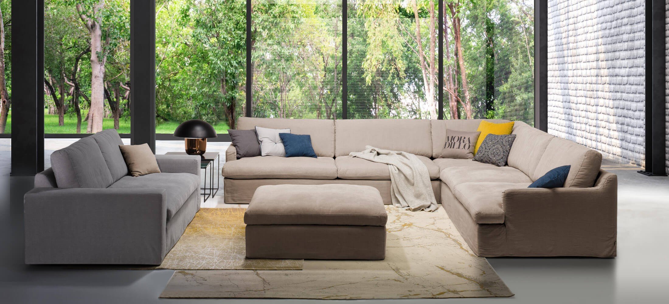 Maranda, exposición de sofas en Xabia