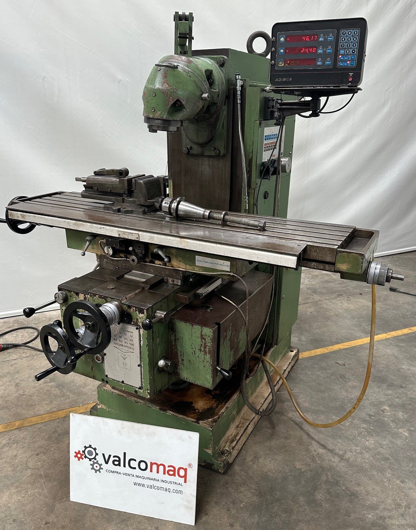 Fresadora universal MRF modelo 145,con visualizador de cotas ...