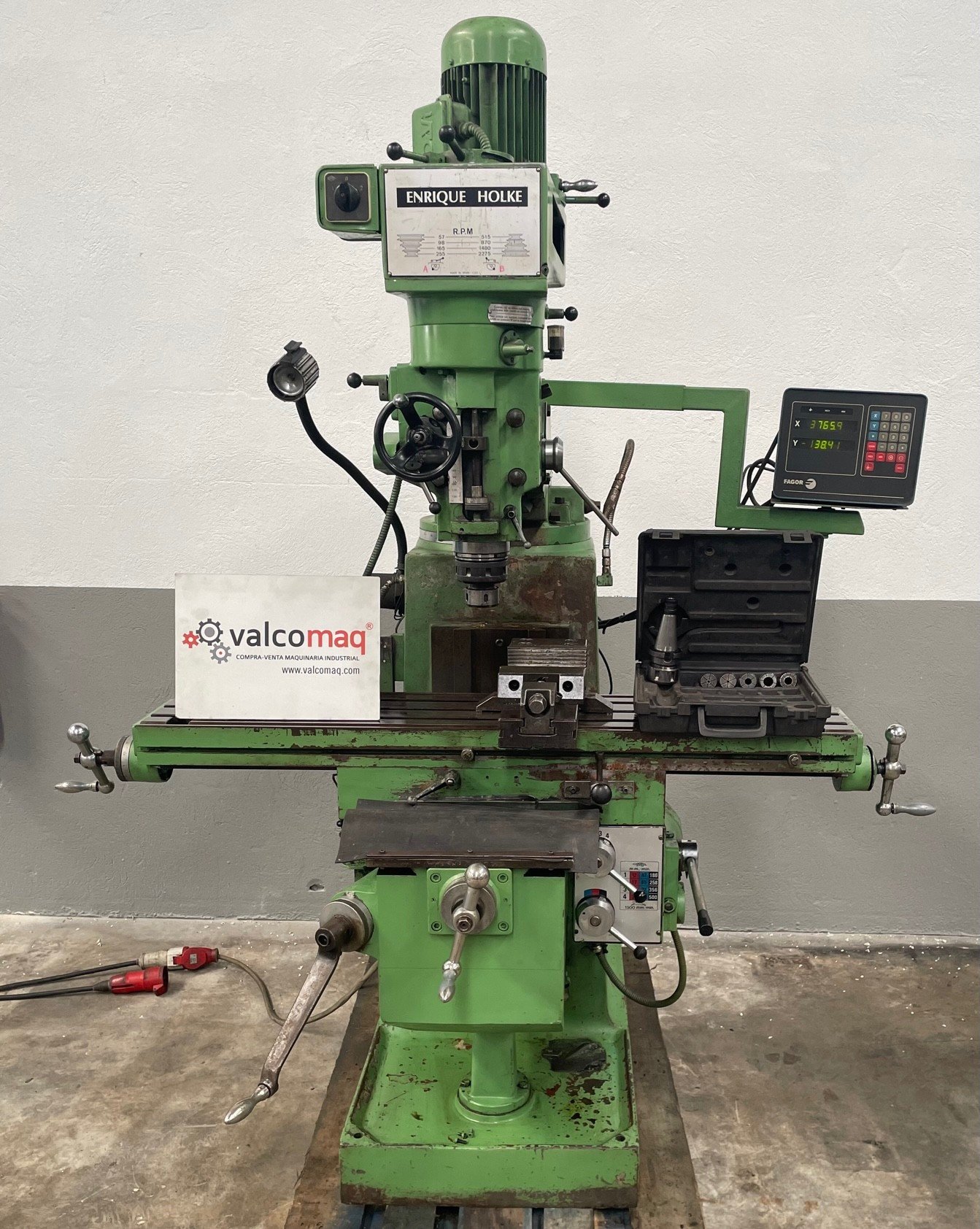 Fresadora Torreta Holke FV10 :: Maquinaria industrial de ocasión ...
