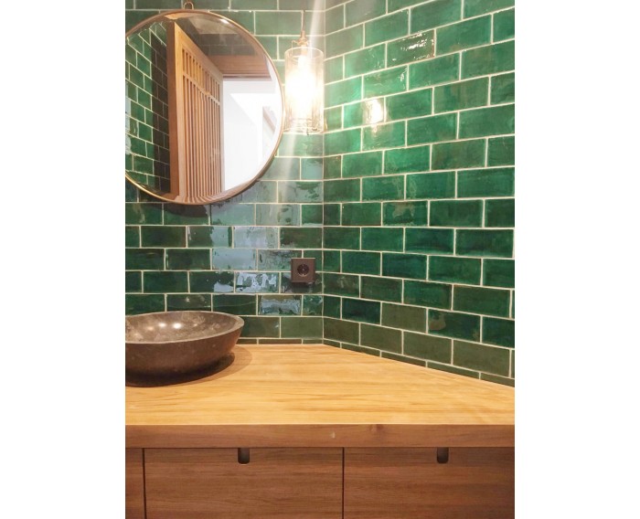 Artisan Verde Brillo Ceramic Tile Supplies