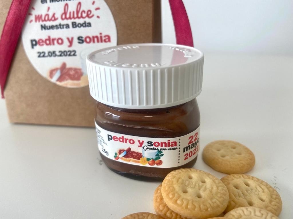 Mini bote de nutella original :: detalles & regalos :: detalles ...