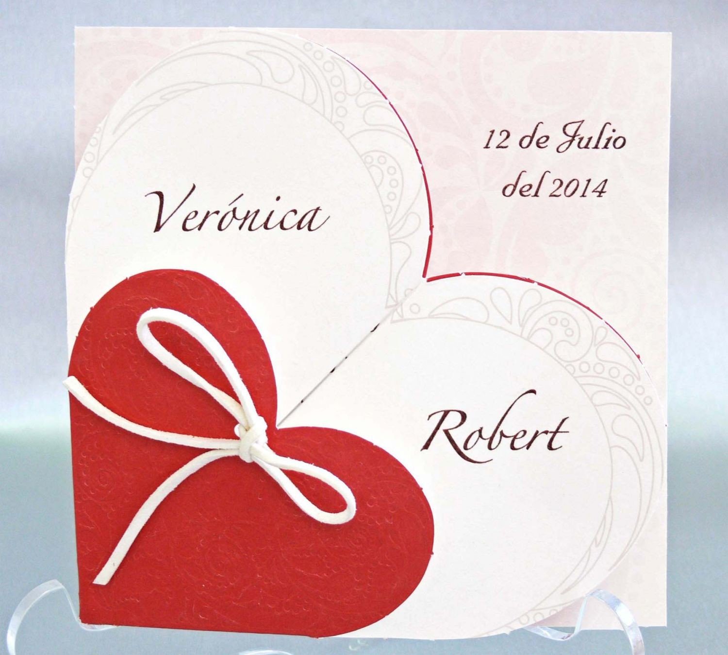 invitación corazón :: invitaciones boda :: invitaciones de boda románticas,
