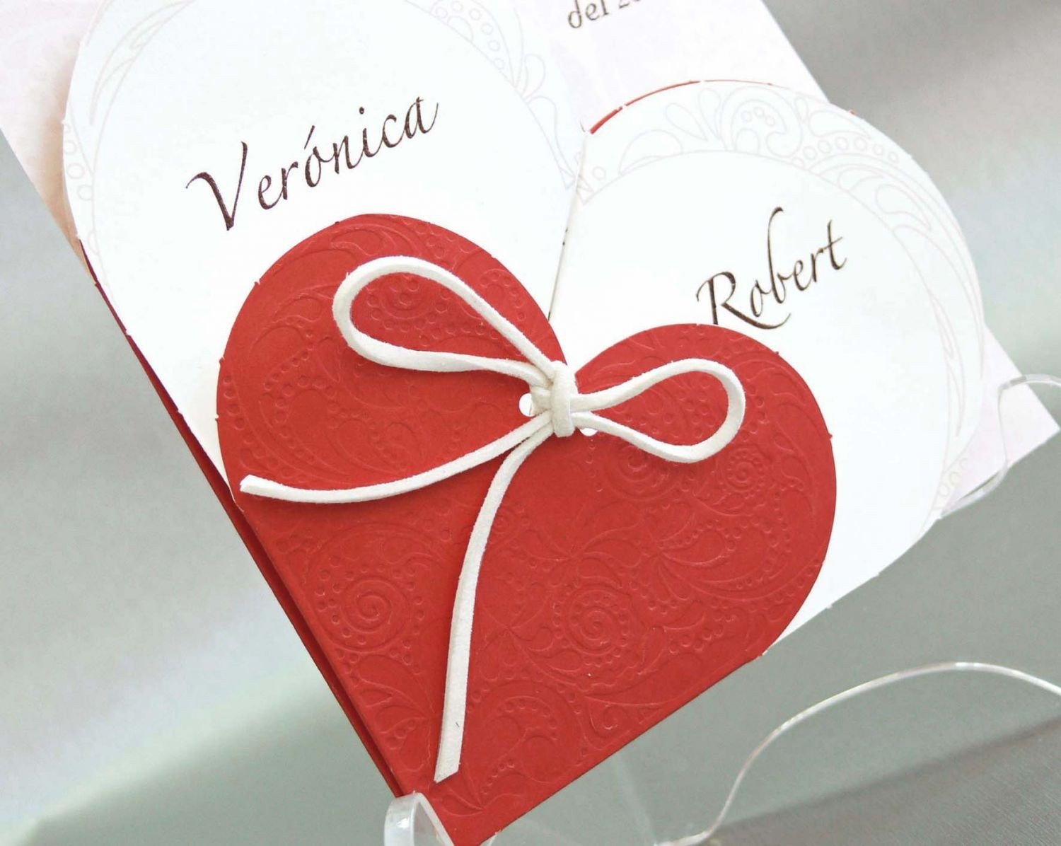 invitación corazón :: invitaciones boda :: invitaciones de boda románticas,