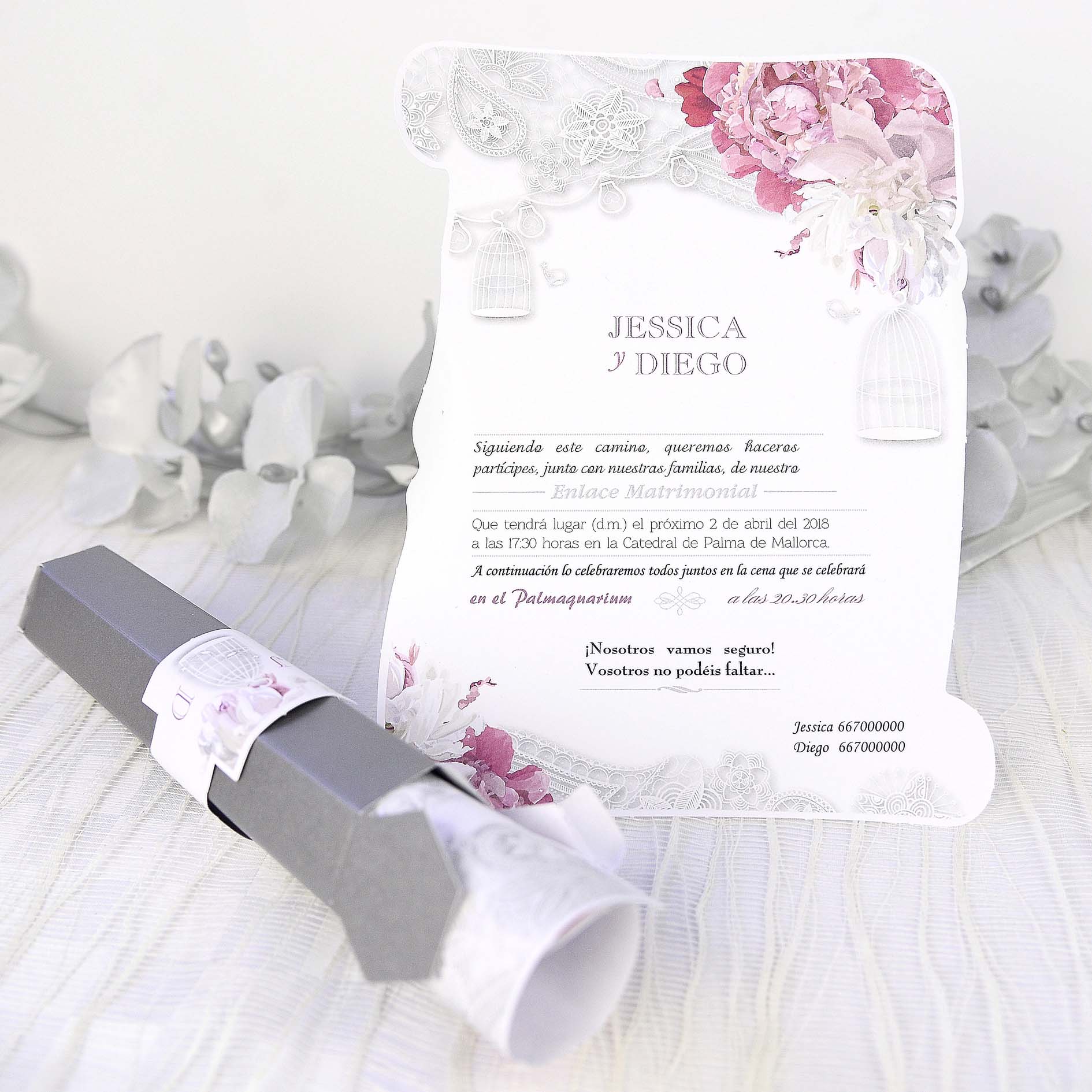 Cajas De Pergamino Para Invitaciones De Boda Las Invitaciones Más
