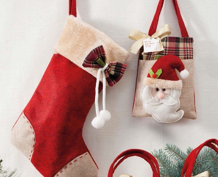 calcetín navideño :: especial navidad :: la tienda de la navidad