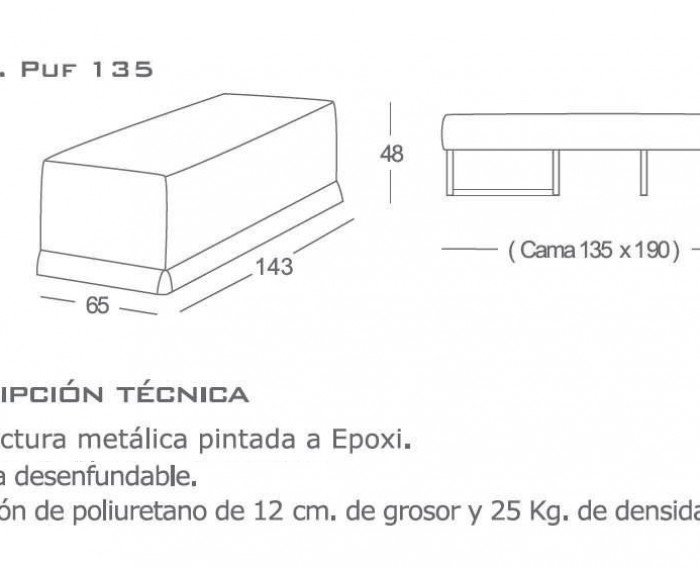 Puffs cama Valencia, Muebles y Decoración Valencia - Tienda Decoración ...