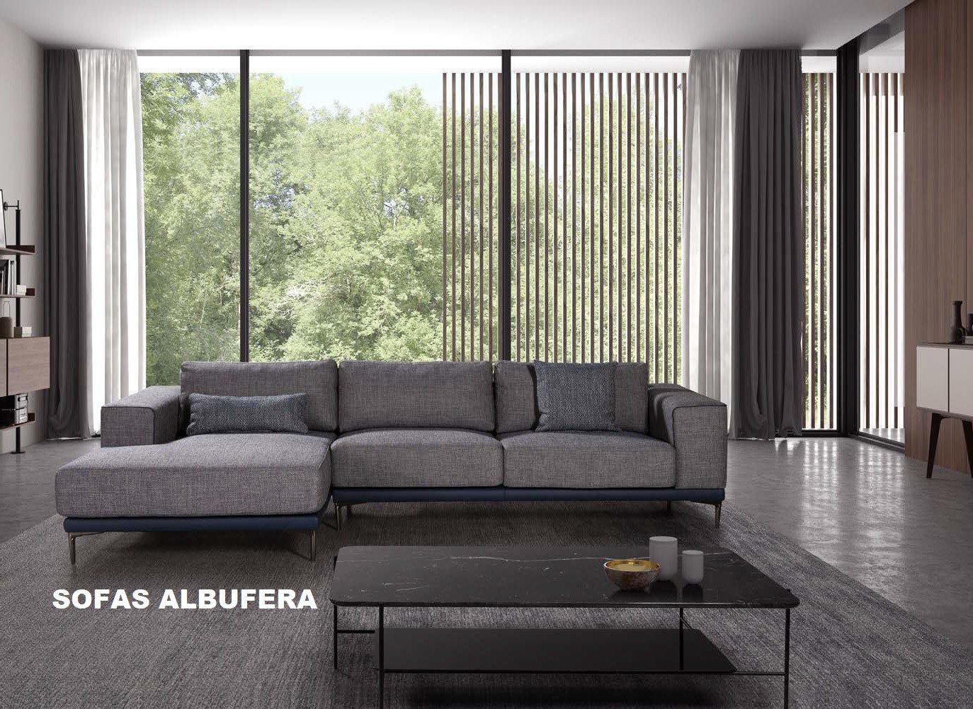 SOFÁS CON CHAISE LONGUE :: Sofás Albufera Valencia, sofás Valencia, Sofás Alfafar, Tresillos ...