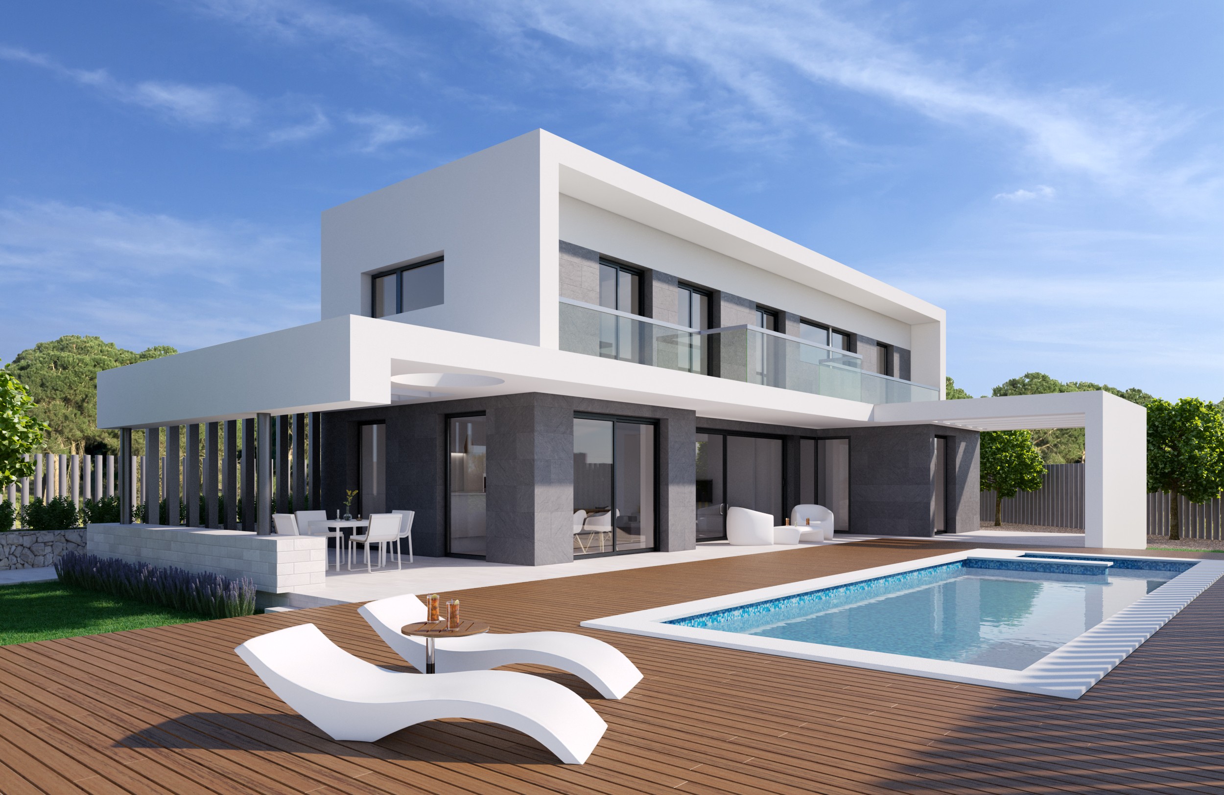 Vivienda aislada y piscina.SV3 :: RESIDENCIAL :: NUÑO ARQUITECTOS ...